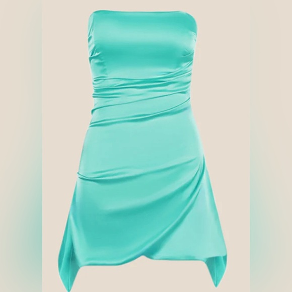 ohmollydress | Dresses | Oh Molly Teal Mini Dress | Poshmark